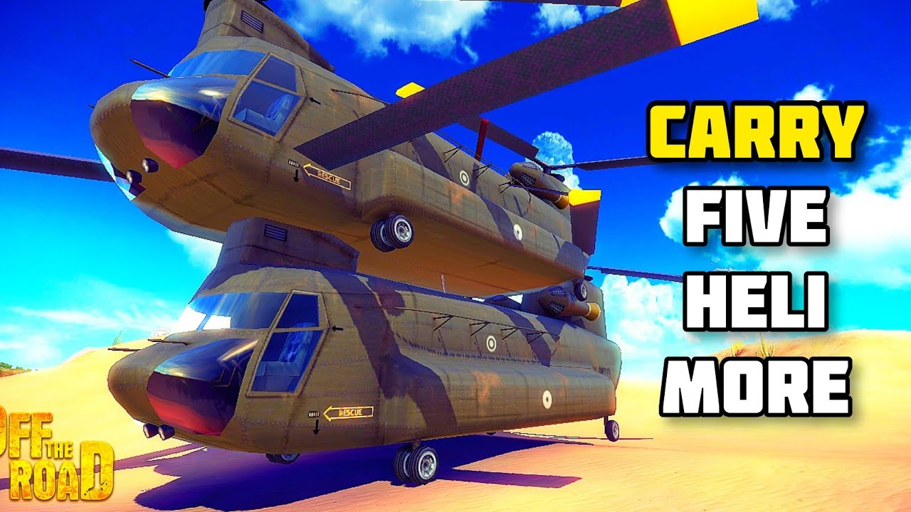 CHINOOK CAN CARRY MORE THAN FIVE HELICOPTER | OFF THE ROAD OPEN WORLD ...