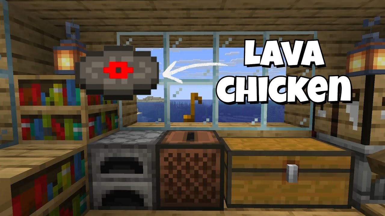 Lava Chicken Song in Minecraft?? - YouTube