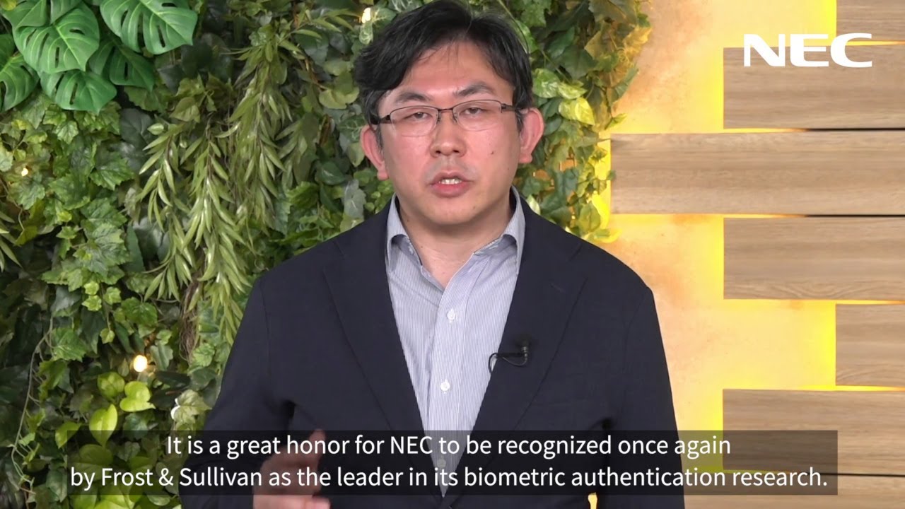 NEC recognized as the Leader in the Frost Radar: Biometric ...