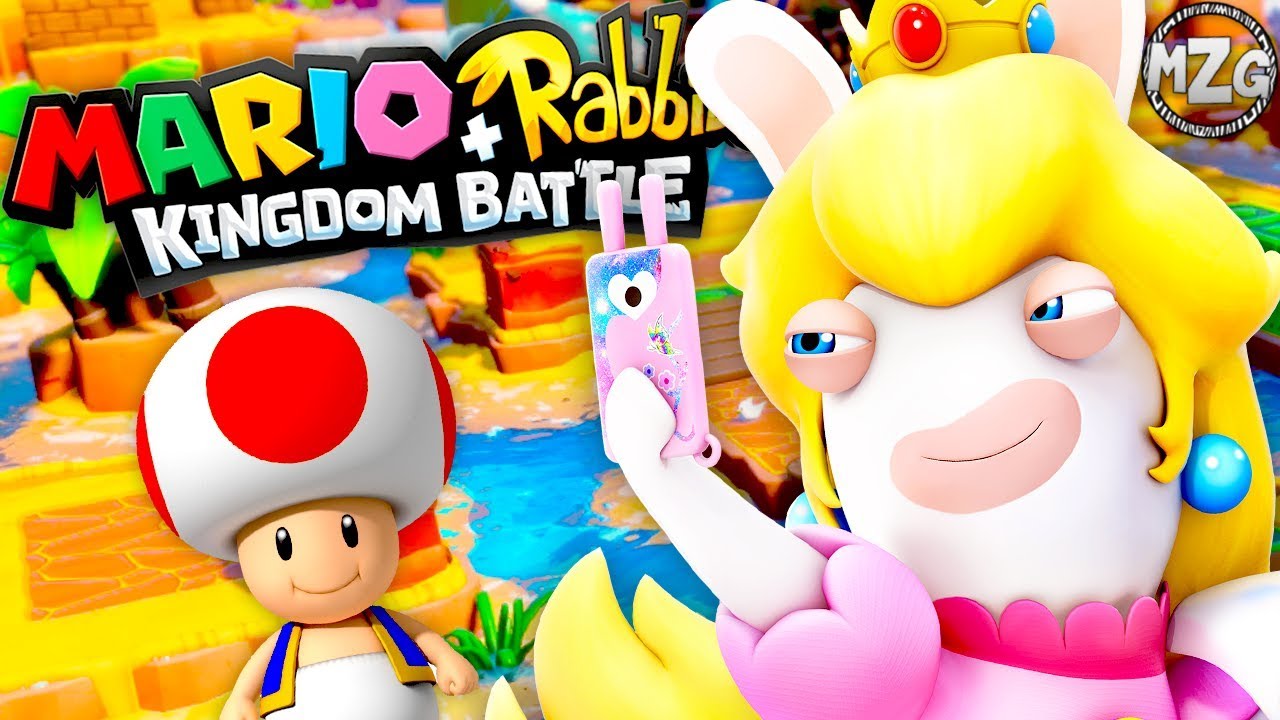 World 2 - Sherbet Desert! Toad Escort! - Mario + Rabbids Kingdom Battle ...