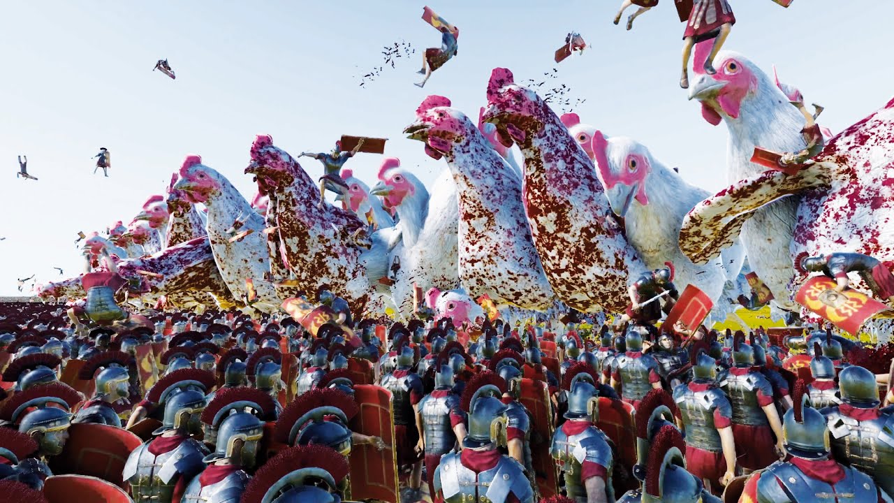MONSTER CHICKENS LAY SIEGE TO ROMAN LEGIONS FORTRESS - UEBS 2 ...