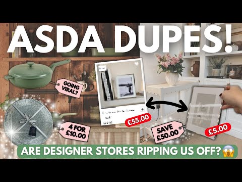 10 Designer Dupes at ASDA | This Supermarket Will Blow You Away 😱✨ George Home