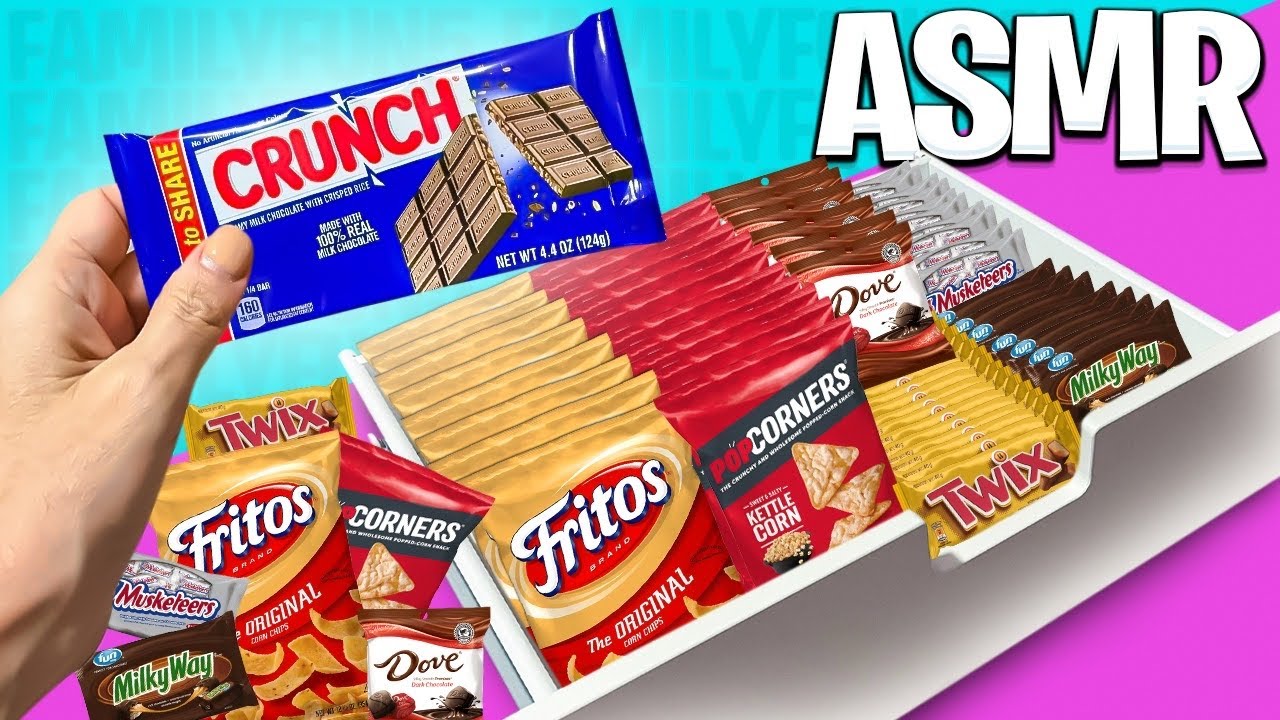 SNACK DRAWER ORGANIZATION ASMR - YouTube