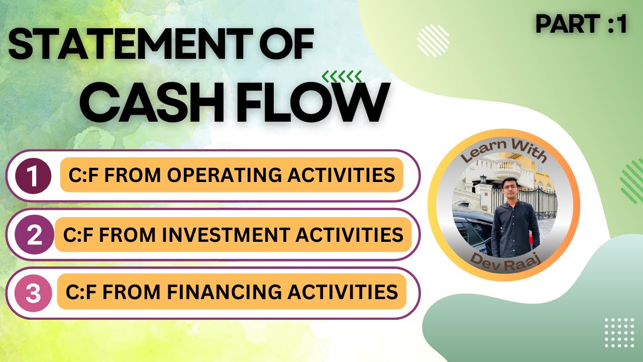 6# Statement of Cash Flow II Financial Statement ll Part : 01 - YouTube
