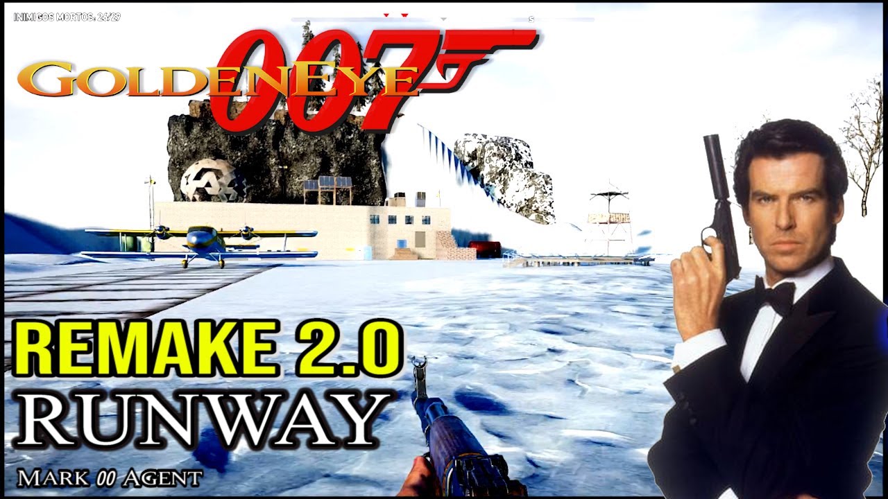 007 GOLDENEYE REMAKE 2.0 FASE3: RUNWAY - VERSÃO GOLDENEYECRY - YouTube
