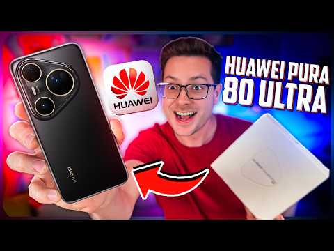 MELHOR CÂMERA de CELULAR do MUNDO?! Huawei Pura 80 Ultra IMPRESSIONA! 📸