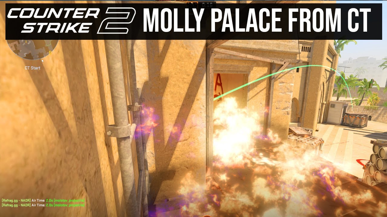 CS2 | Mirage: How to Molotov Palace from CT - YouTube
