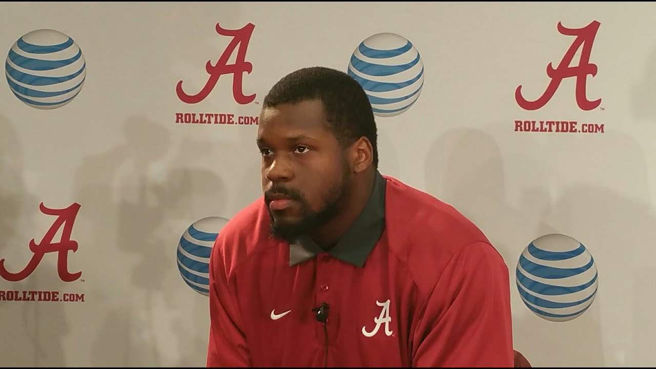 Reggie Ragland Mon Press Conf SEC Champ Week - YouTube