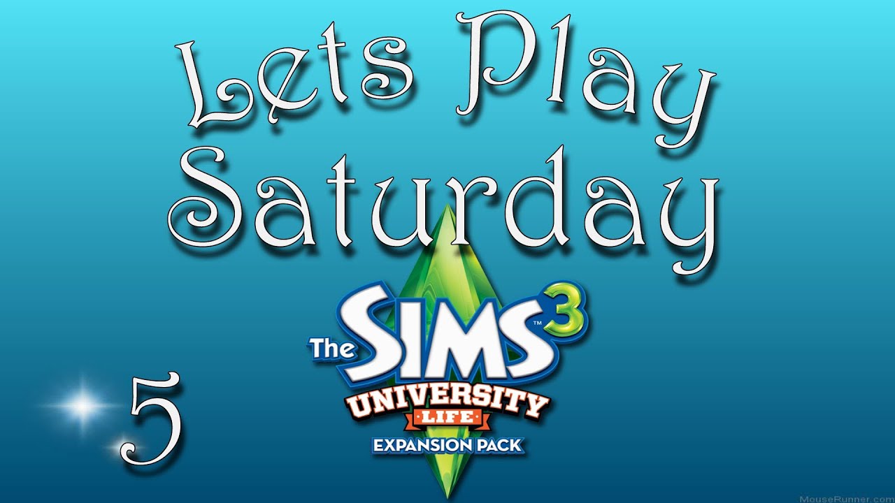Lets Play Saturday The Sims 3 University Life E5 - Girbitz - YouTube