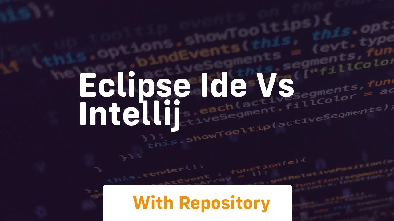 eclipse ide vs intellij - YouTube
