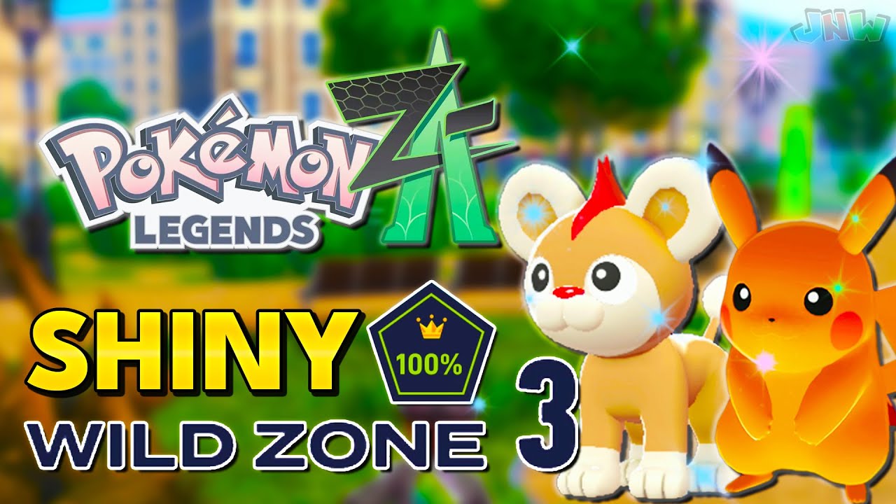 How to get ALL SHINY WILD ZONE 3 POKEMON in Legends Z-A - YouTube