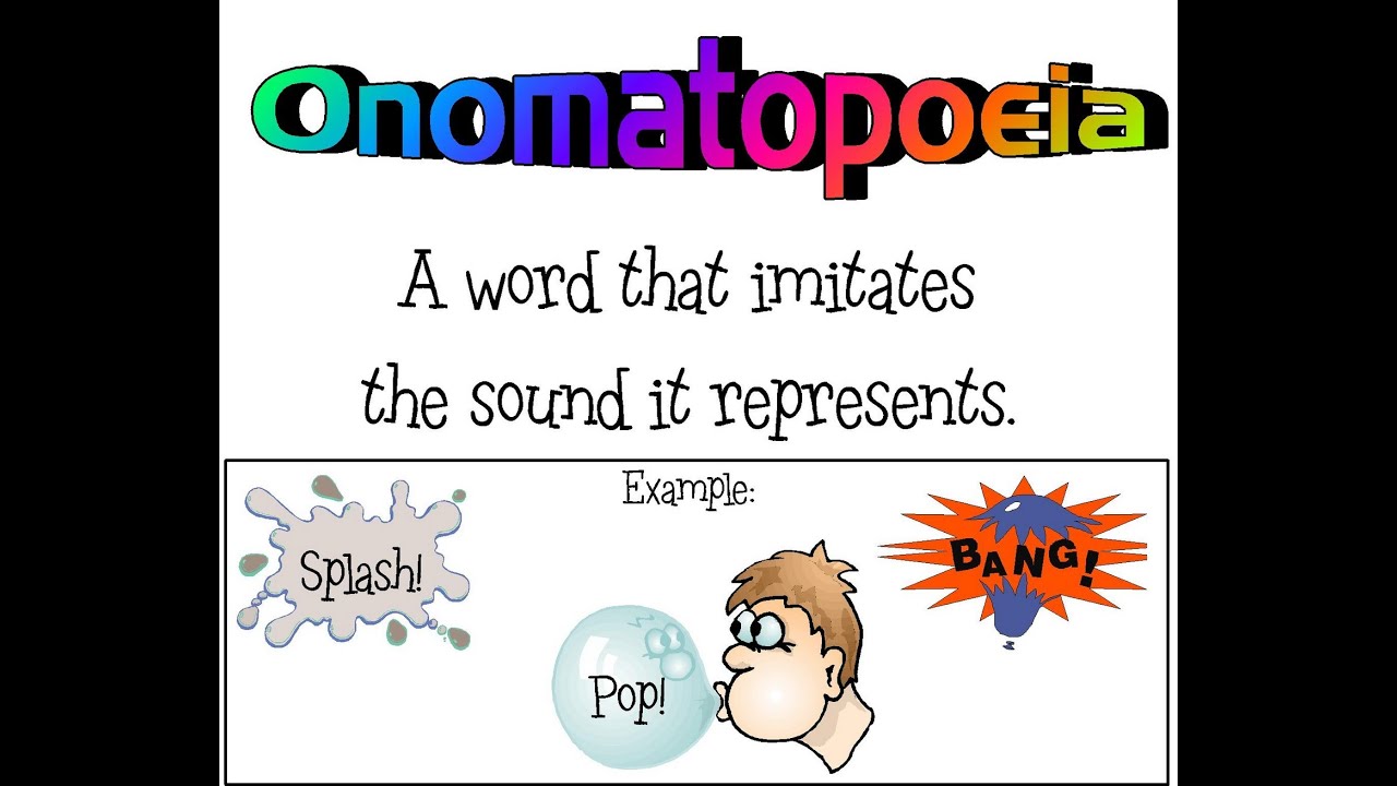 Figurative Language: Onomatopoeia - YouTube