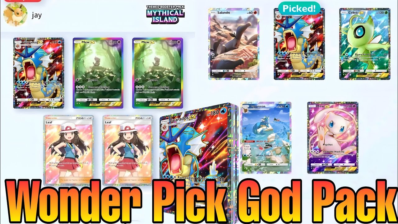 Wonder Pick God Pack GLITCH POKEMON TCG POCKET - YouTube