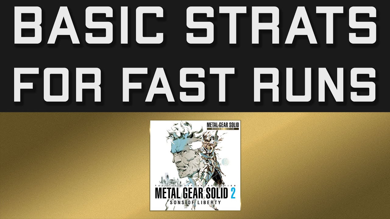 Solid Basics Is All You Need For A Fast MGS2 Speedrun - YouTube