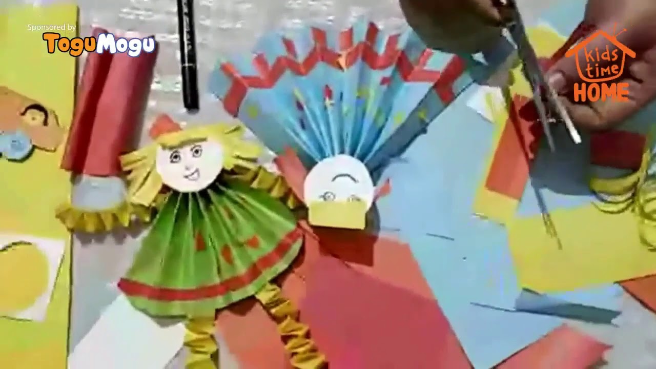 Amazing dancing doll with paper - YouTube