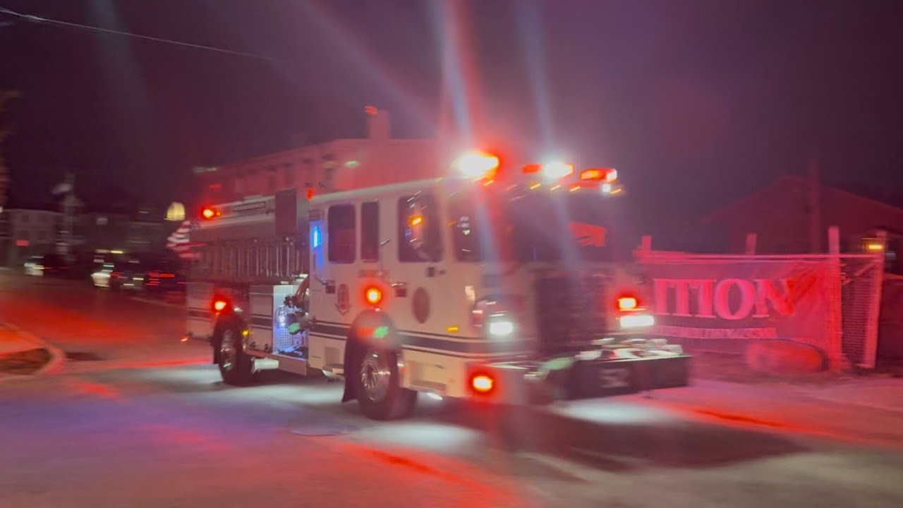Good Will Fire Company of West Chester Engine 52-1 Responding - YouTube