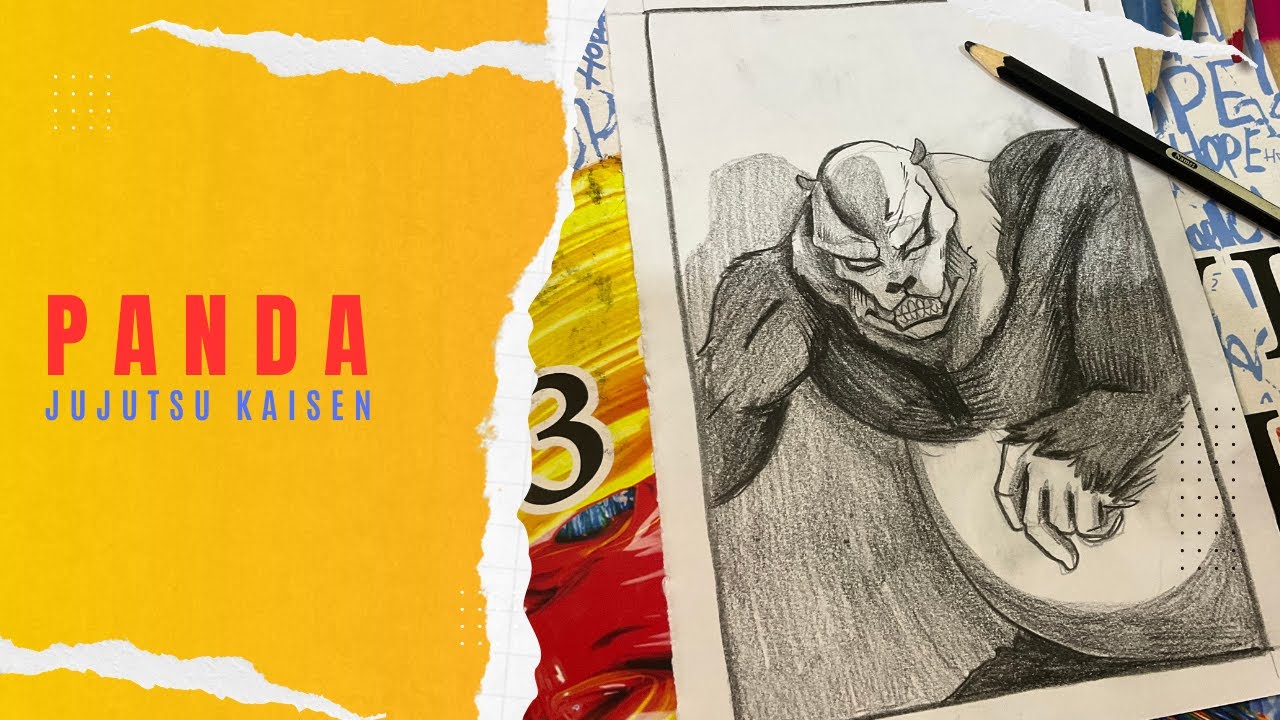 Drawing Panda || Jujutsu Kaisen ‼️ #draw #drawing #jujutsukaisen # ...
