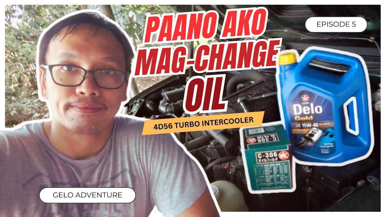 DIY 4D56 Engine Change Oil / Palit Ng Langis / Car Maintenance / L200 ...