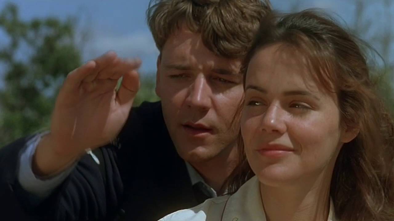 Russell Crowe / romantic scenes / For the moment 1993 - YouTube