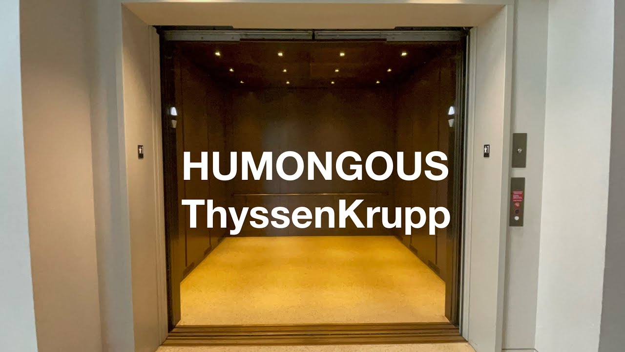 (EPIC MOTOR) HUGE ThyssenKrupp Hydraulic Elevator @ Witte Museum in San ...