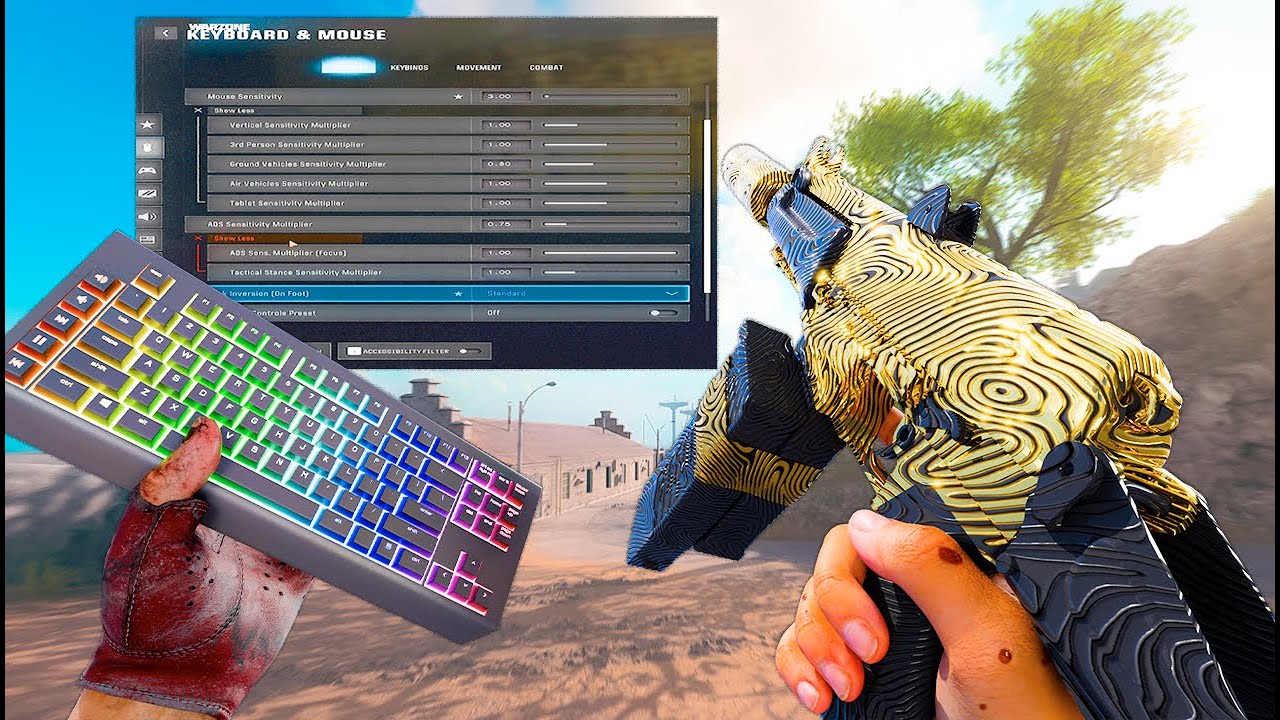 My PERFECT BO6* OMNIMOVEMENT Keyboard and Mouse Settings on Warzone ...