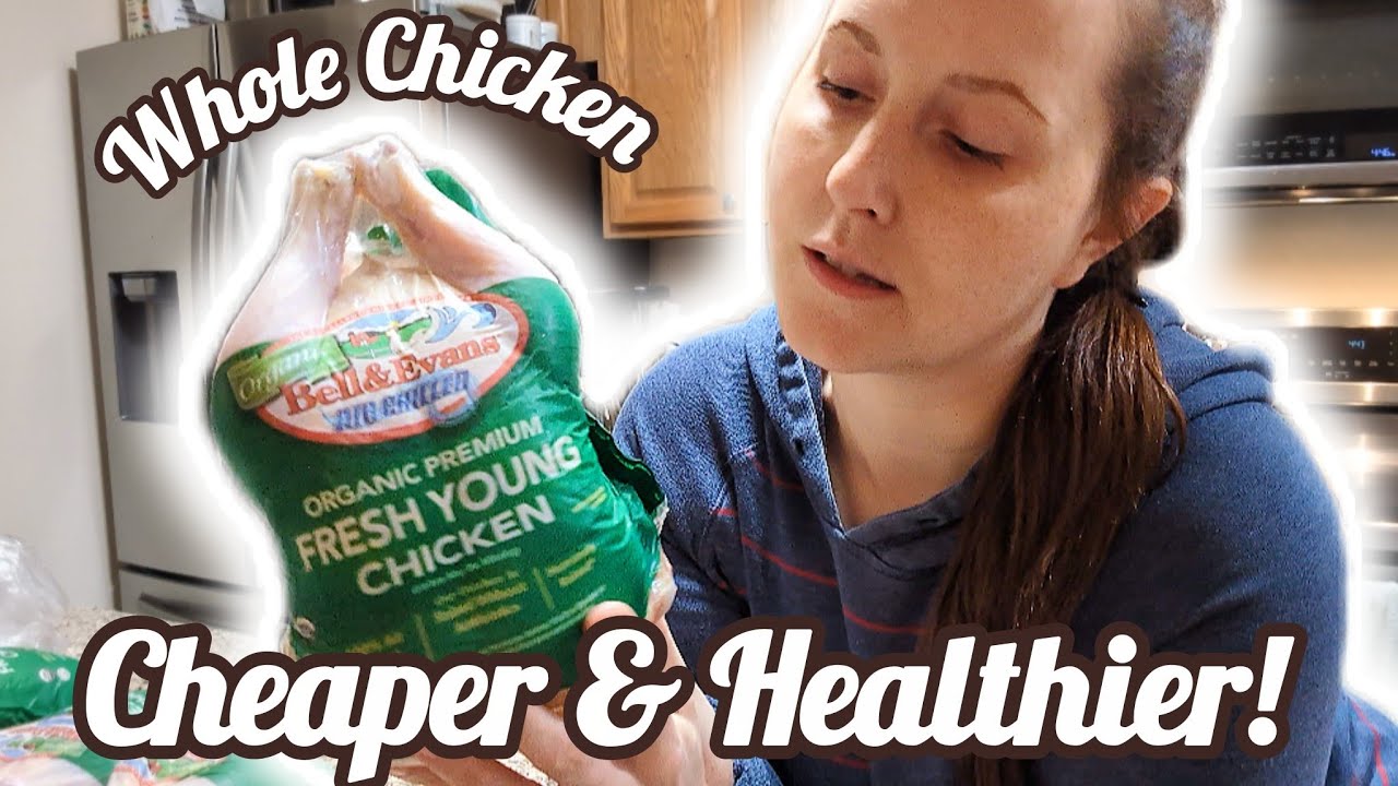 CHEAPEST Way to Eat Organic Chicken | Butcher + No Waste Broth - YouTube