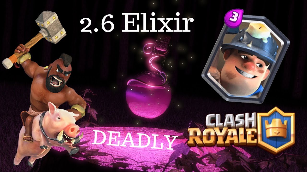 Clash Royale: Hog Miner Fast Cycle Deck Legendary Arena - YouTube