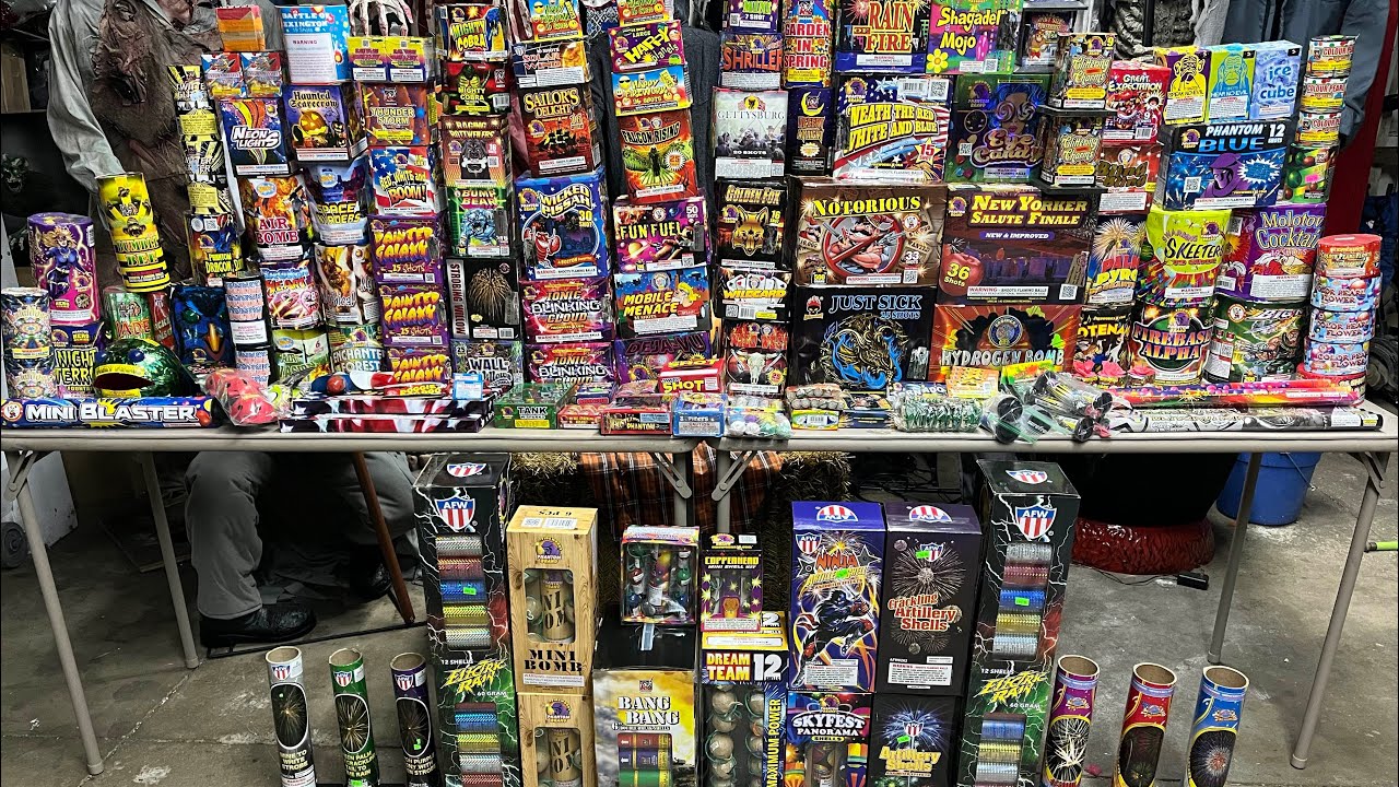 My BIGGEST Fireworks Stash EVER! SHHHH - YouTube