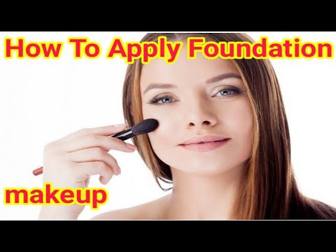 How To Apply Foundation - Simple Makeup - YouTube