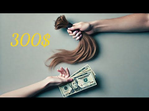 How to make big money selling hair $300? Cut hair / who buys human hair ...