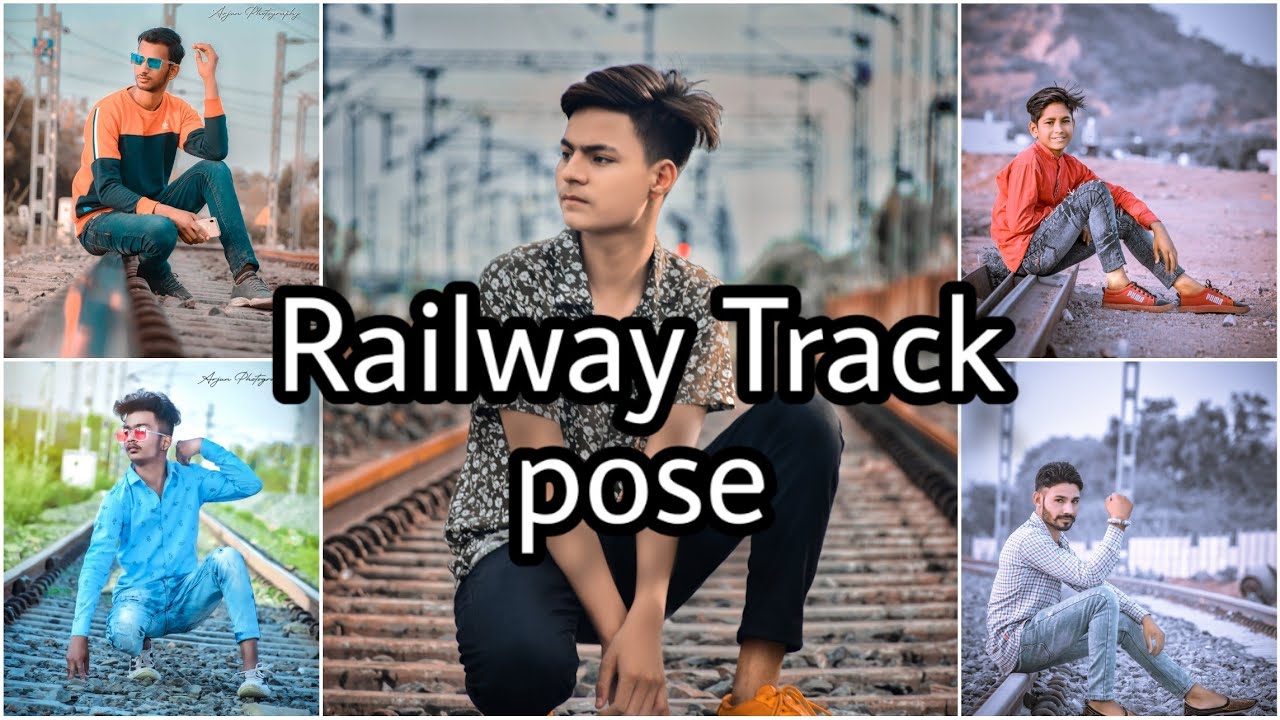 Railway Track pose for boys pose With Railway Track by world ...