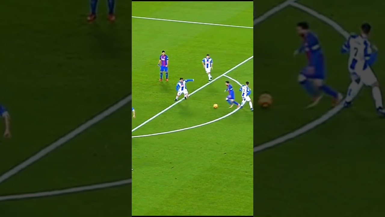 messi🐐 1v5+ #shorts - YouTube