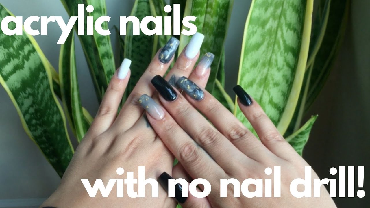 Watch Me Do My Nails | NO NAIL DRILL ♡ - YouTube