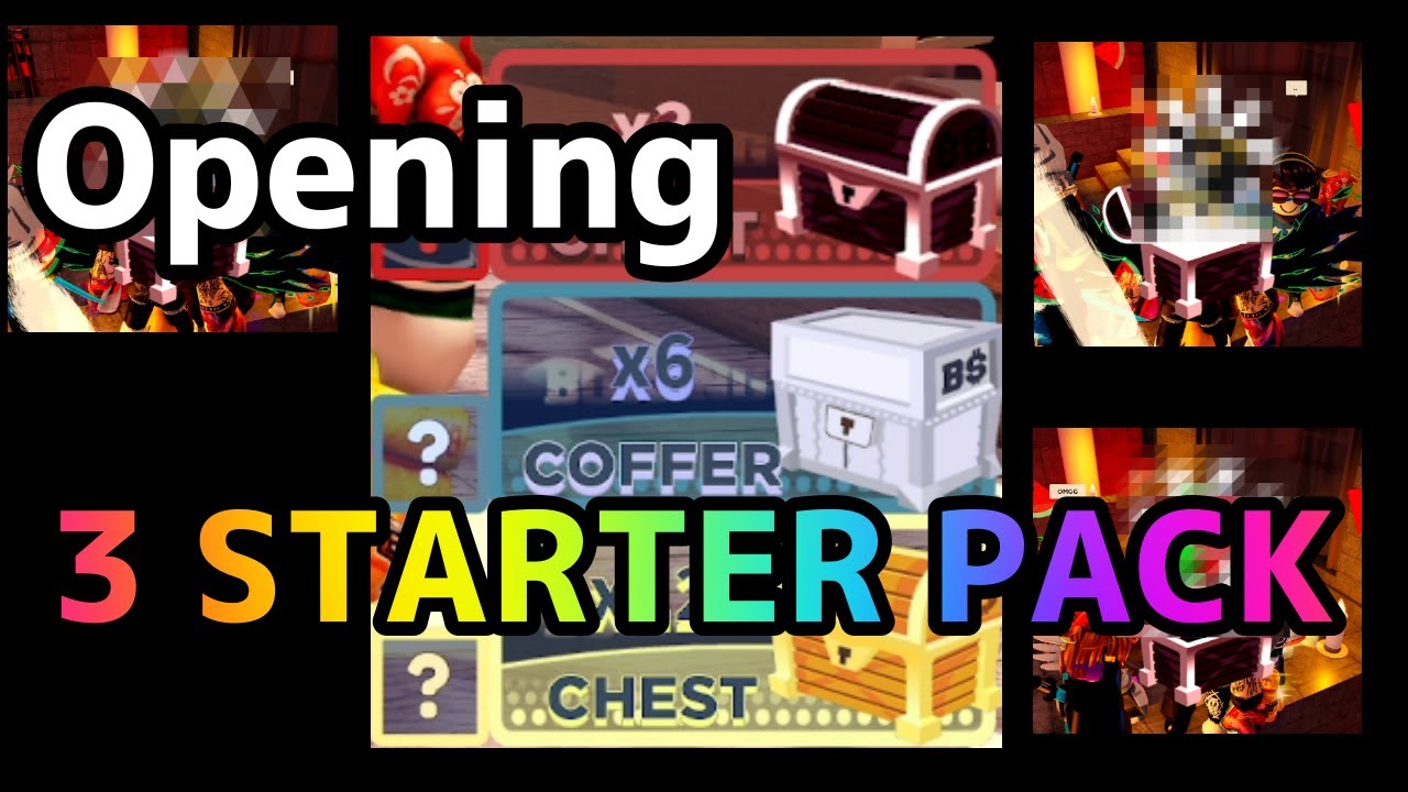 Roblox Boxing League Opening 3 starter pack!! - YouTube