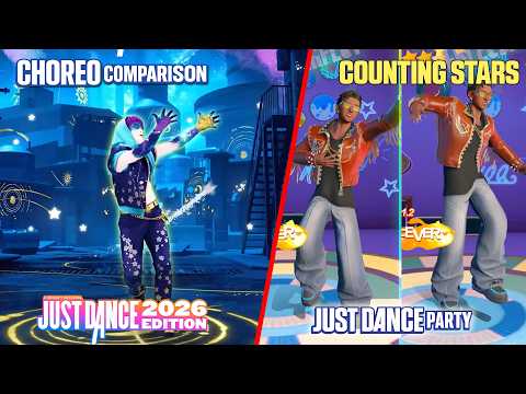 COUNTING STARS | JD2026 vs JUST DANCE: PARTY | CHOREO COMPARISON
