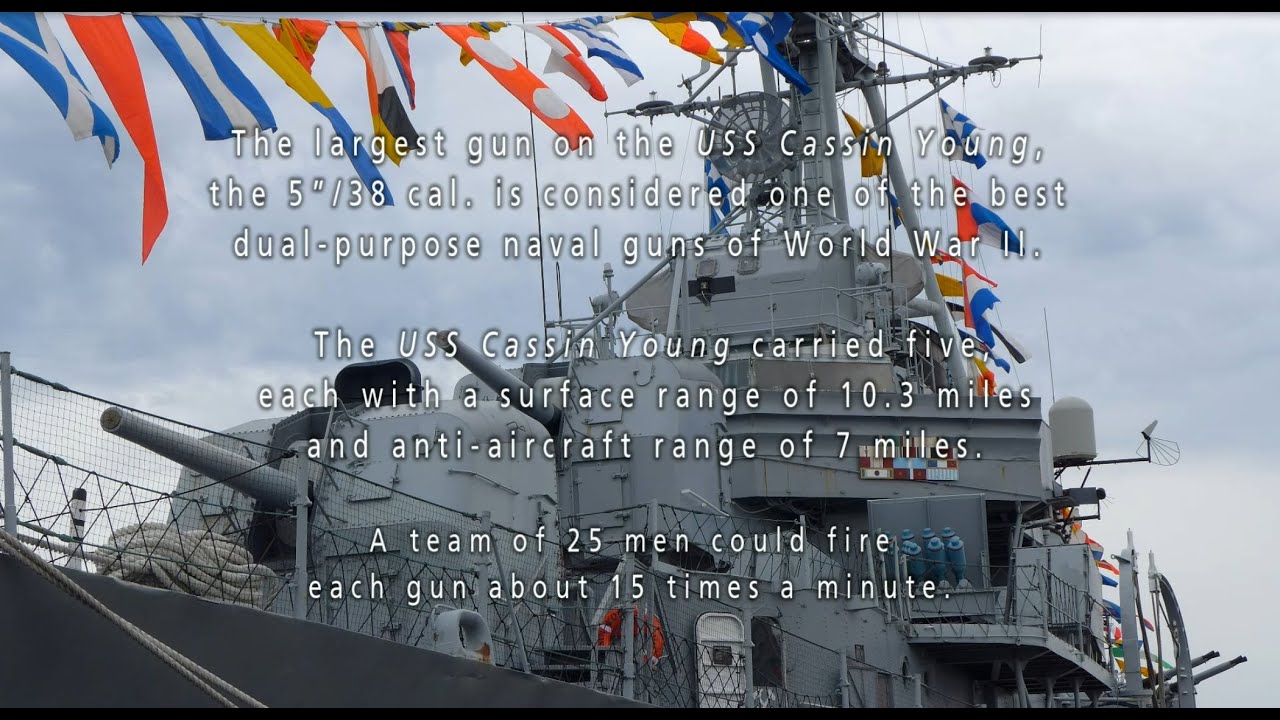 Fletcher-Class USS Cassin Young's 5" Gun: Backbone of WW II Naval ...