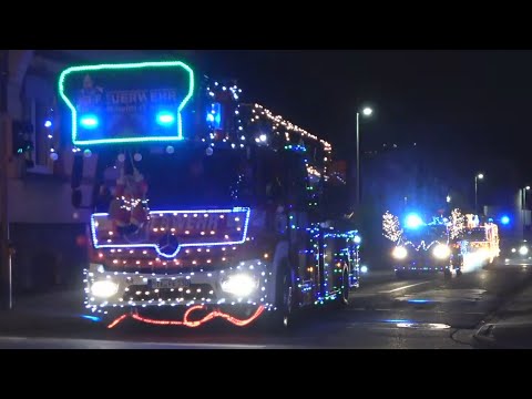 Christmas Fire Truck Tour 2021 Feuerwehr Kelkheim
