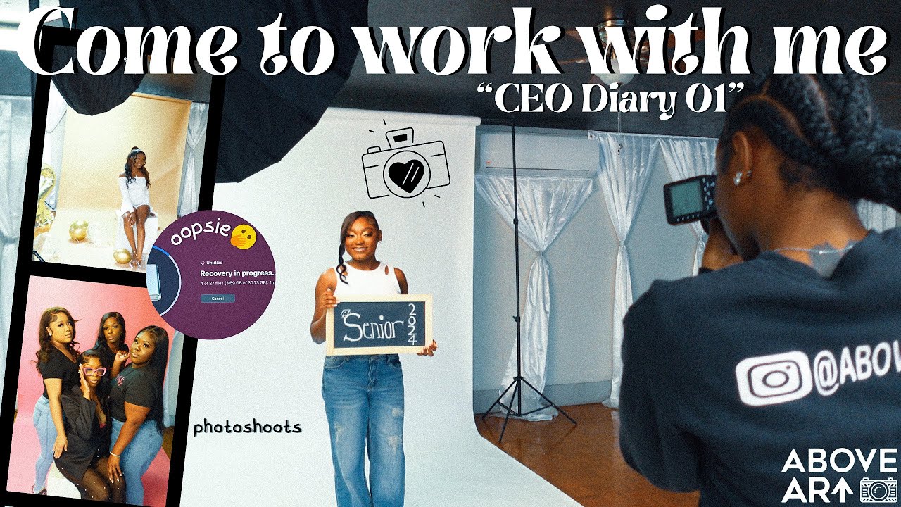 CEO DIARY 01 [ "]: Come to work with me (drive w me, set up ...