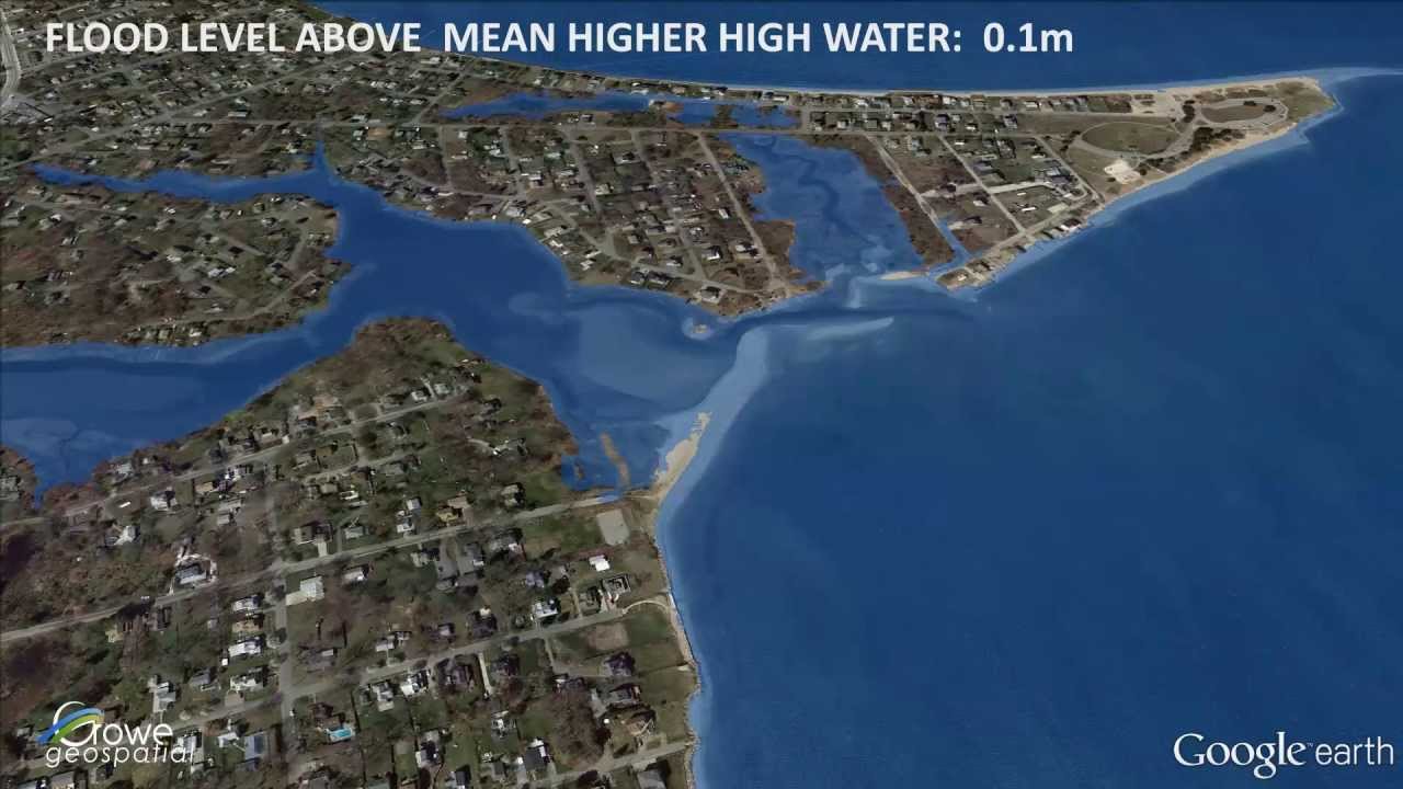 Conimicut Flood Inundation (Warwick, RI) - YouTube