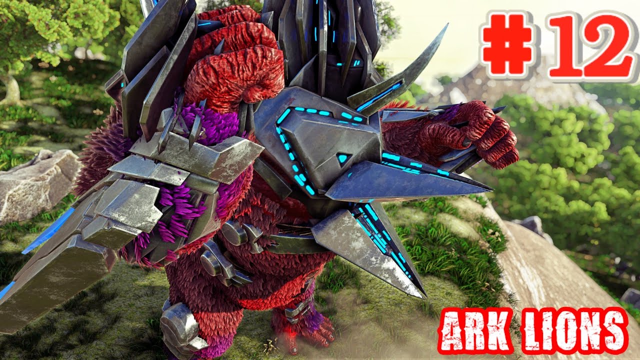 ARK LIONS#12 - تعويض الاعداء - YouTube