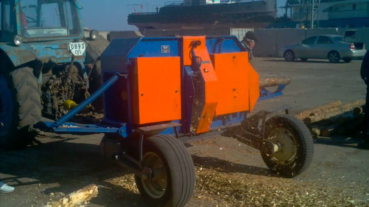 Mobile debarker VK-16 . - YouTube