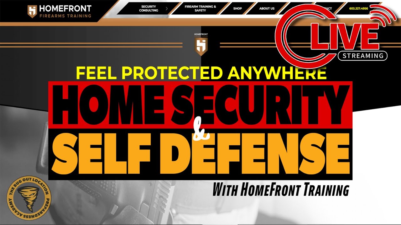 Live: Home Security & Self-Defense with Home Front Training - YouTube