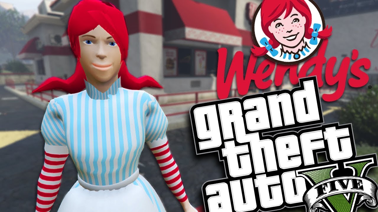 THE WENDYS GIRL MOD (GTA 5 PC Mods Gameplay) - YouTube