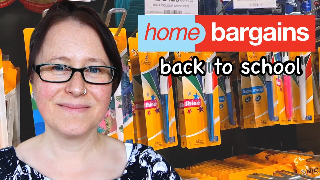 HOME BARGAINS - BACK to SCHOOL range, 2024 with PRICES £ - YouTube