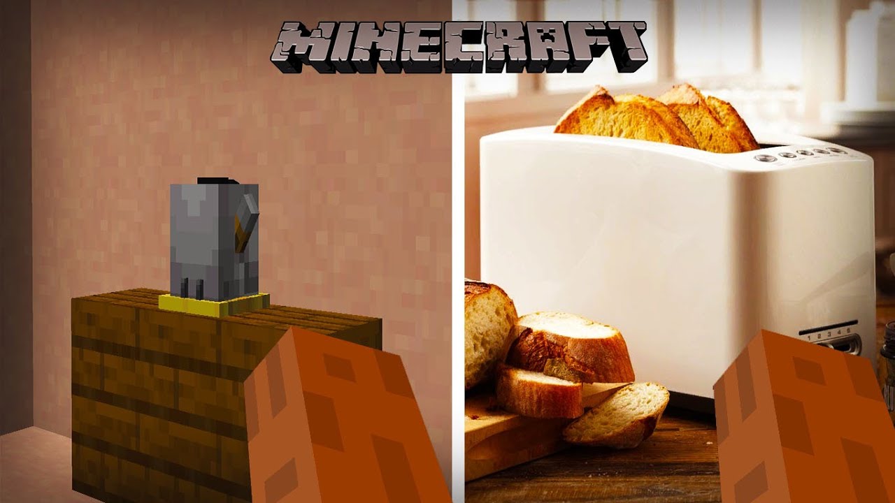 I made a toaster in minecraft - YouTube