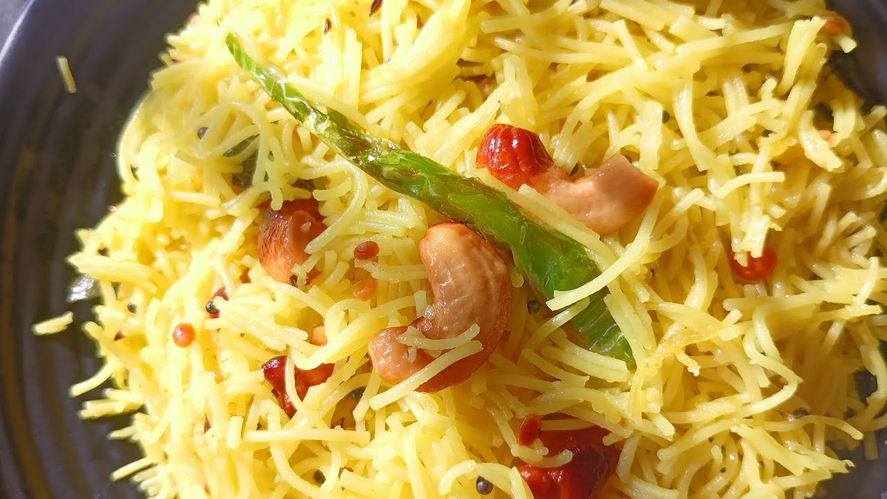 Lemon Rice नहीं Lemon Semiya Pulihora Healthy and Easy Breakfast recipe ...