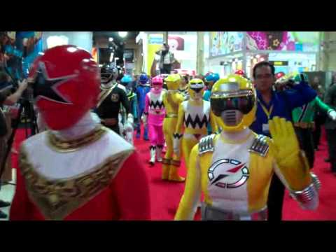 Power Rangers Flash Mob at The Licensing Expo - YouTube