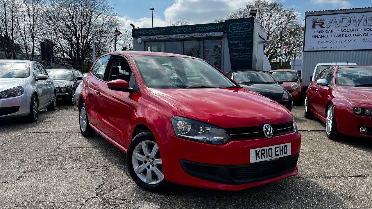 2010 Vw polo red - YouTube