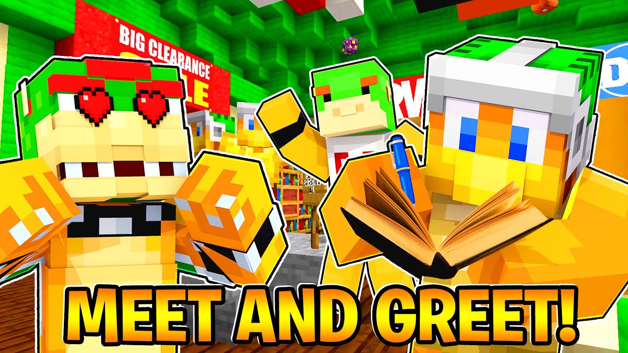 SUPERHERO Meet And Greet! | Minecraft Nintendo Fun House 2 | [8] - YouTube