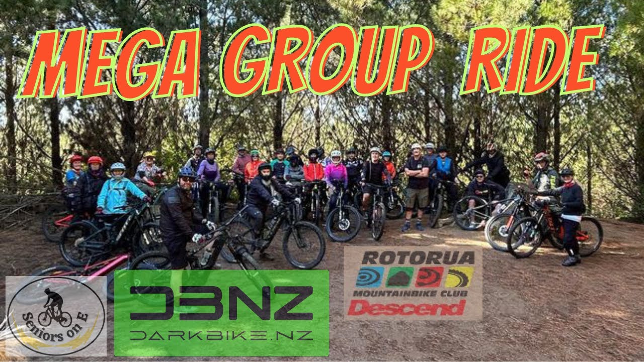 Seniors on E - Mega Group Ride - YouTube